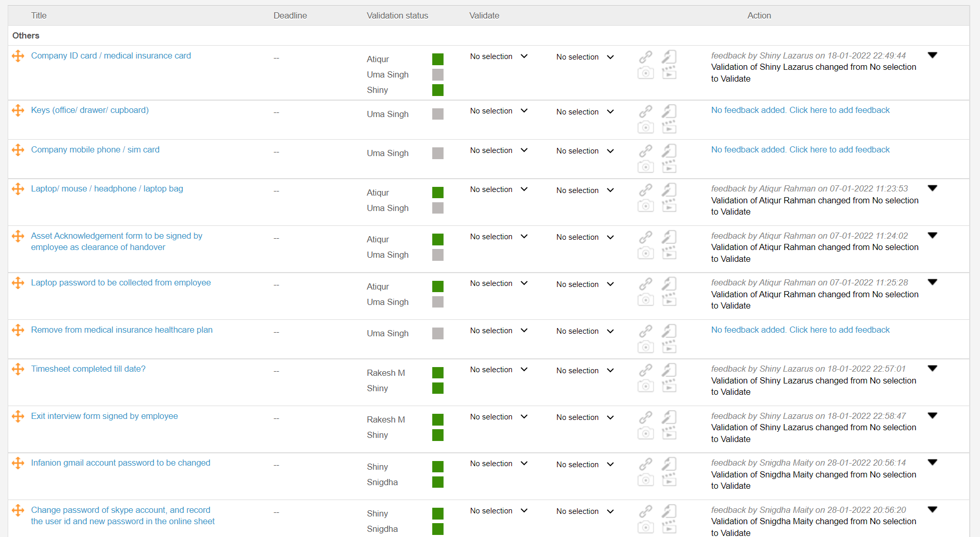 Sequencion | Lienion